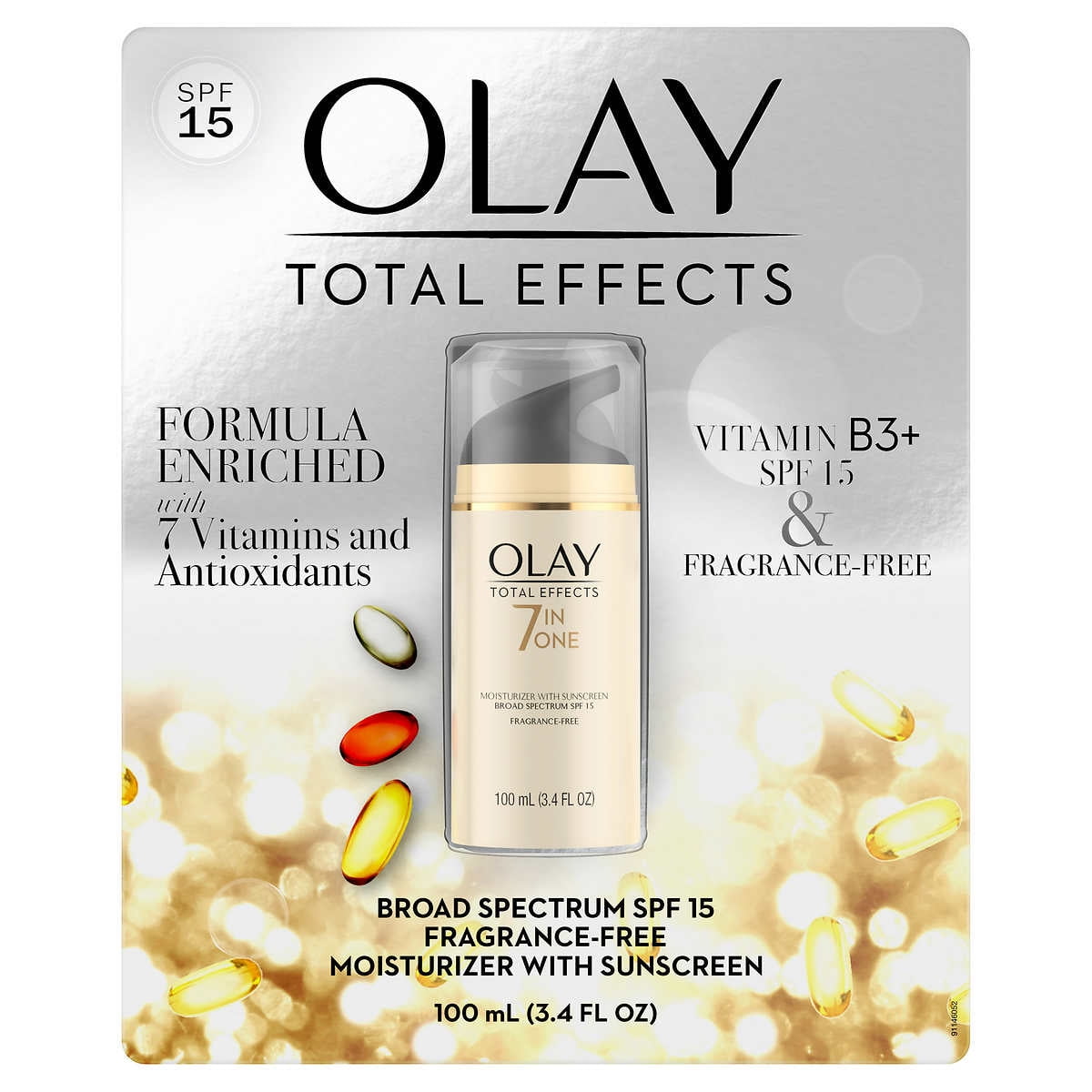 Olay Total Effects 7-in-1 SPF 15 Moisturizer, 3.4 oz, Anti-Aging ...