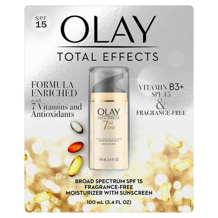OLAY Total Effects 7-in-1 Anti-Aging Face Moisturizer with SPF 15 ...