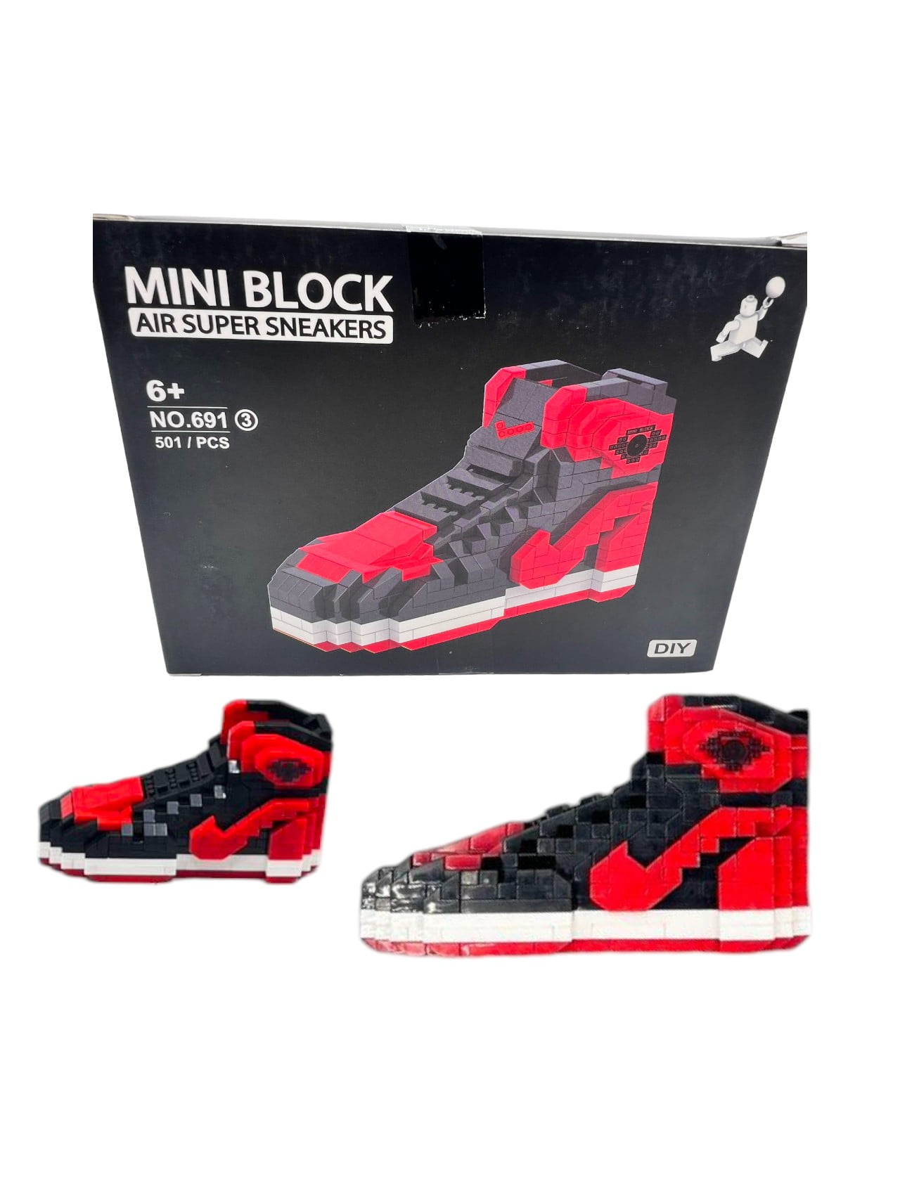 Customer reviews for OLB-Jordan Bred Mini Shoe Mini Building Block ...