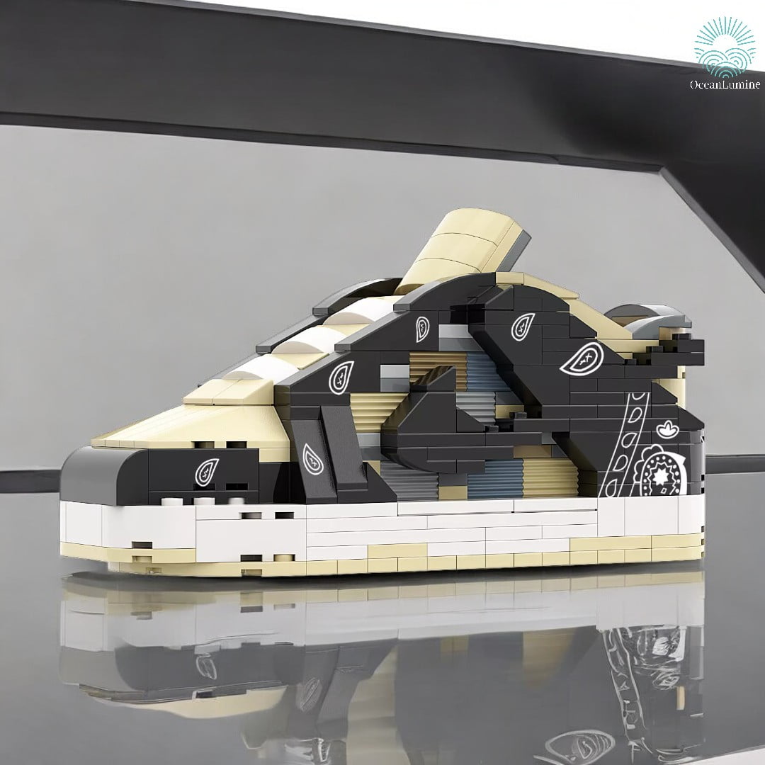 Building Block Set – Travis Scott Iconic Sneaker Model Kit for ...