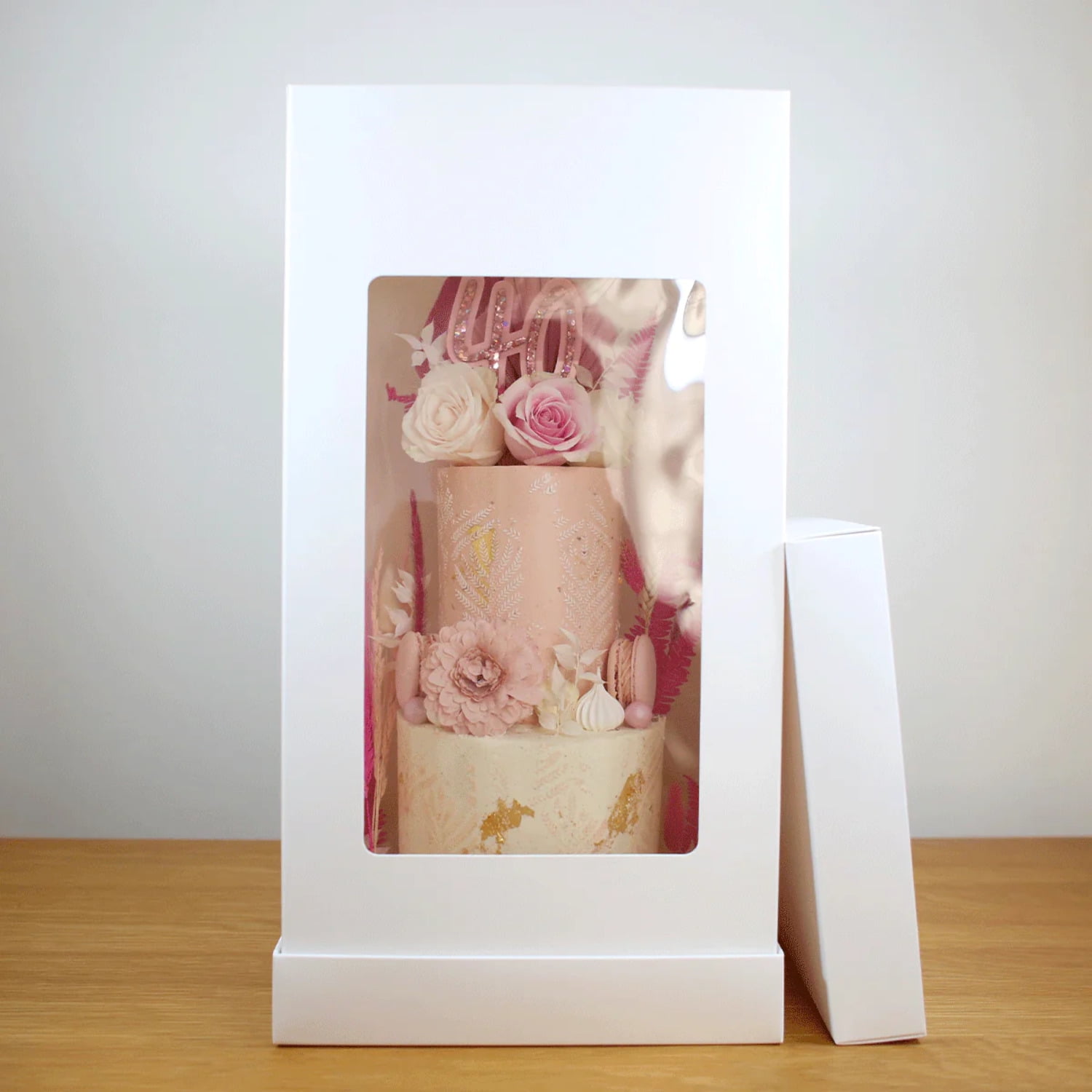 OLBAA Super Tall Cake Box ~ 20" tall x 10" wide - Walmart.com