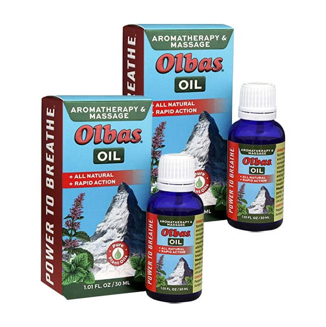 OLBAS Massage and Aromatherapy Oil, 1.01 fl oz 30 ml ( 2 Pack ...