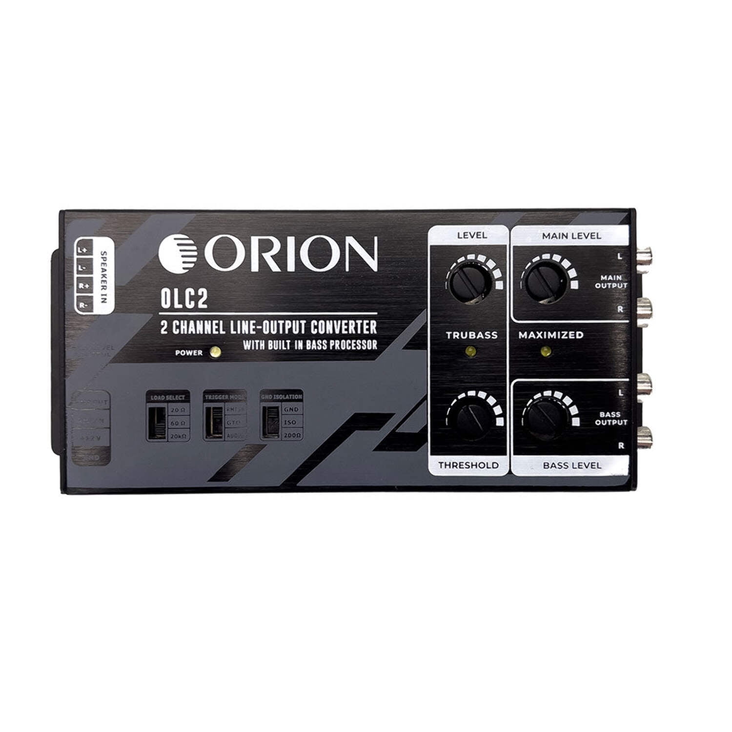 Orion OLC2 2-Channel Line Output Converter with Bass Processor & Bass ...