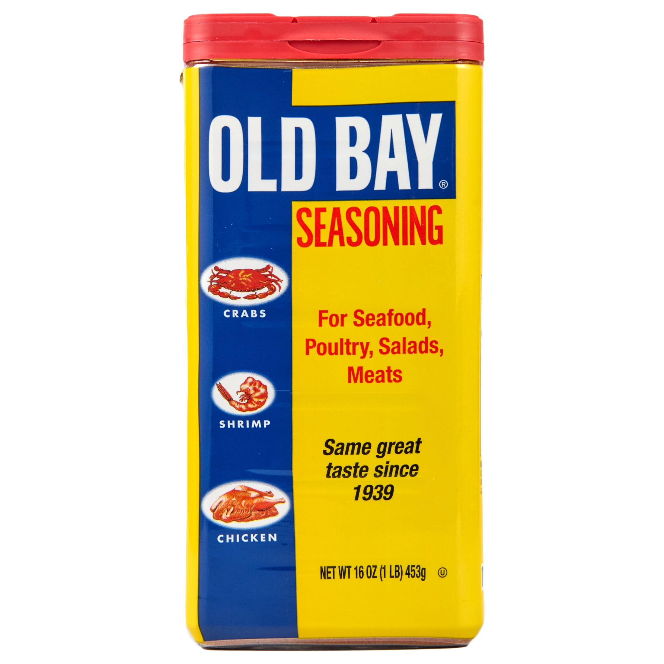 OLD BAY Seafood Seasoning - Traditional Kosher Mix, 16 oz Grounded ...