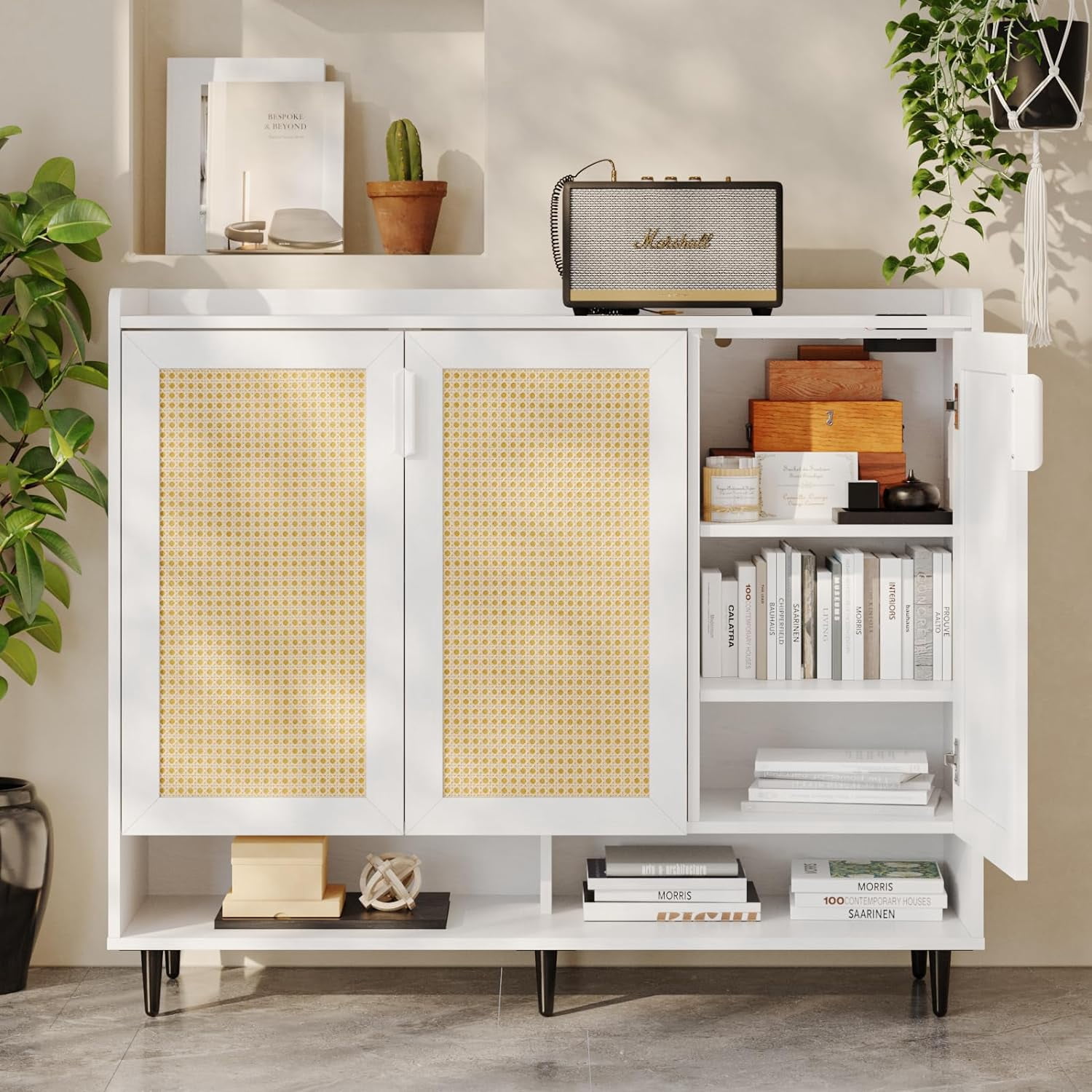 OLD CAPTAIN Shoe Cabinet with Adjustable Shelf, 5-Tier Modern Entryway ...
