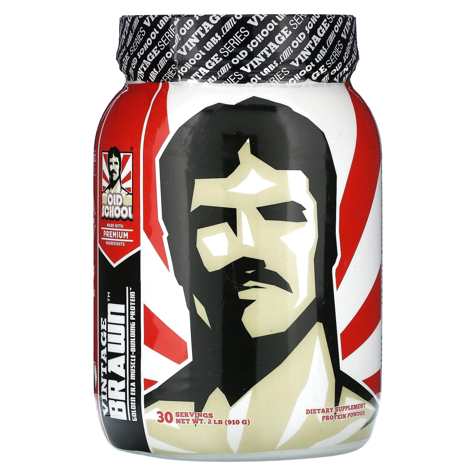 Old School Vintage Brawn - Natural Mixed Flavored Protein Powder ...