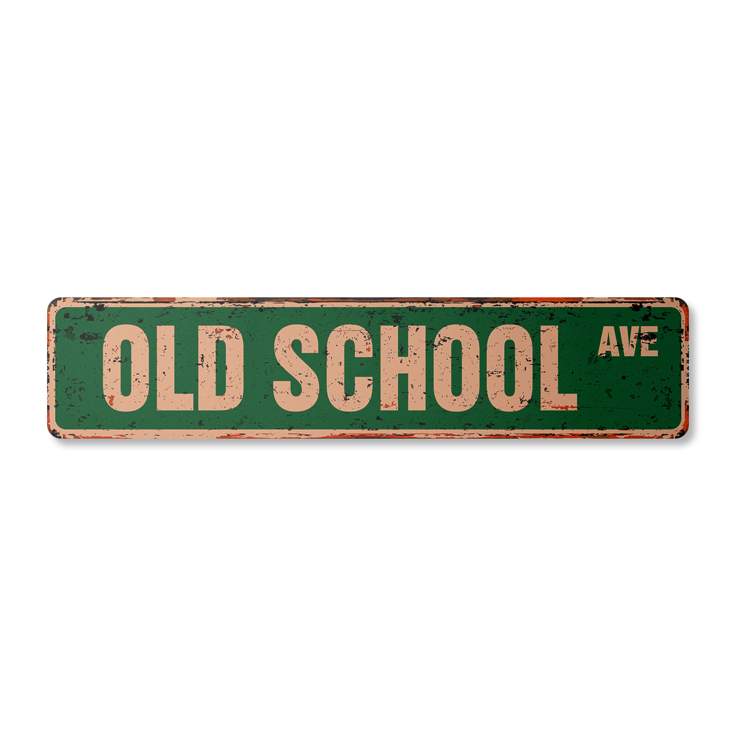 OLD SCHOOL Vintage Aluminum Street Sign skate bmx bike parts racer ...