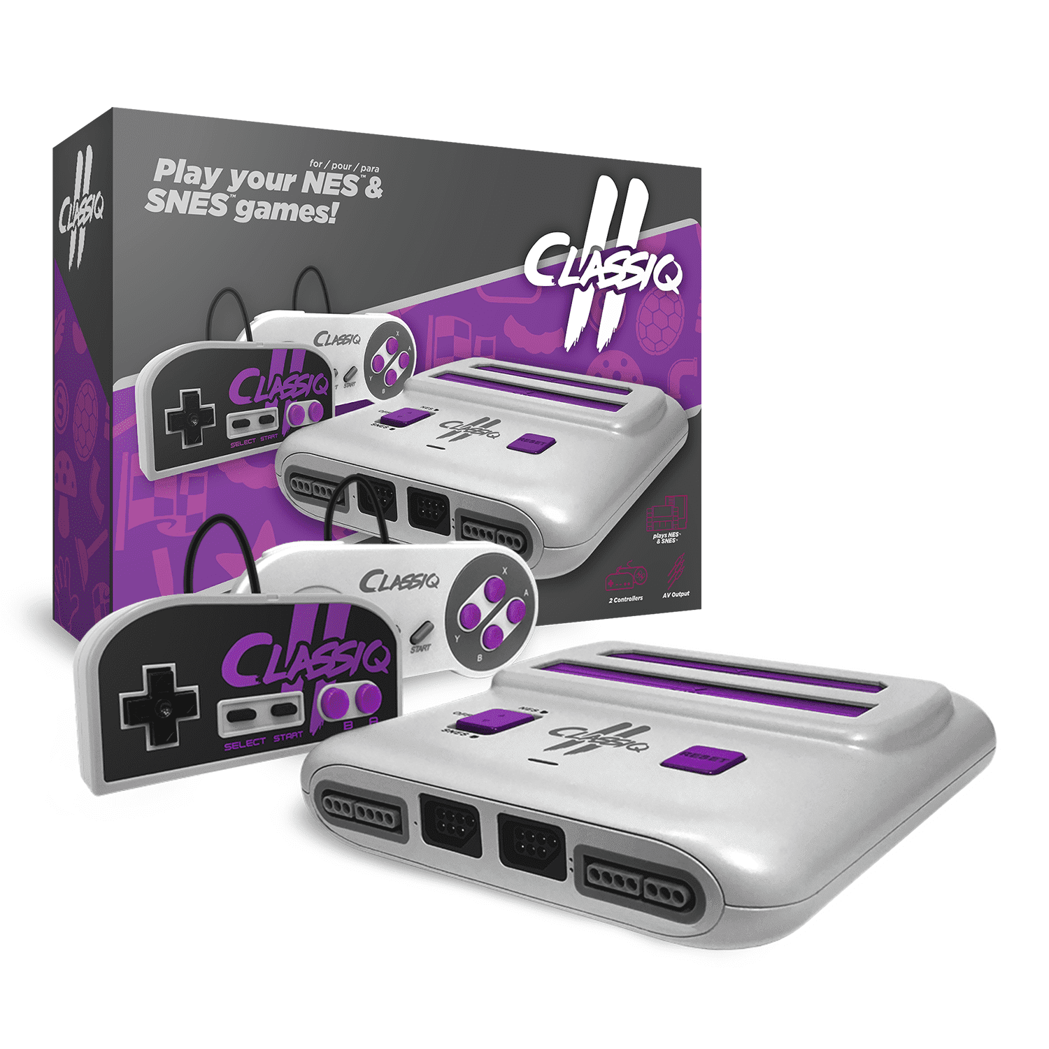 OLD SKOOL CLASSIQ 2 AV VERSION - GRAY/PURPLE - Walmart.com
