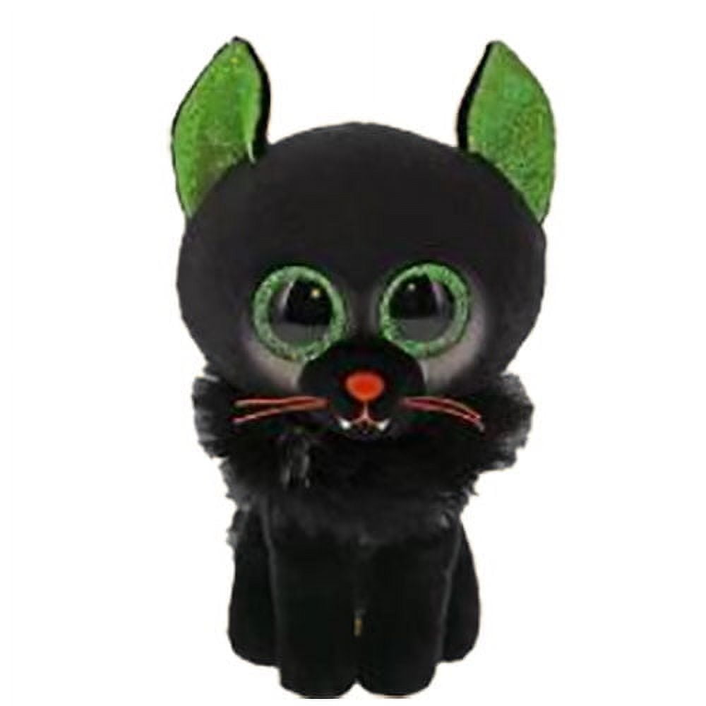 Ty Beanie Boos - Oleander the Black Cat – Glitter Eyes - Stuffed Animal ...