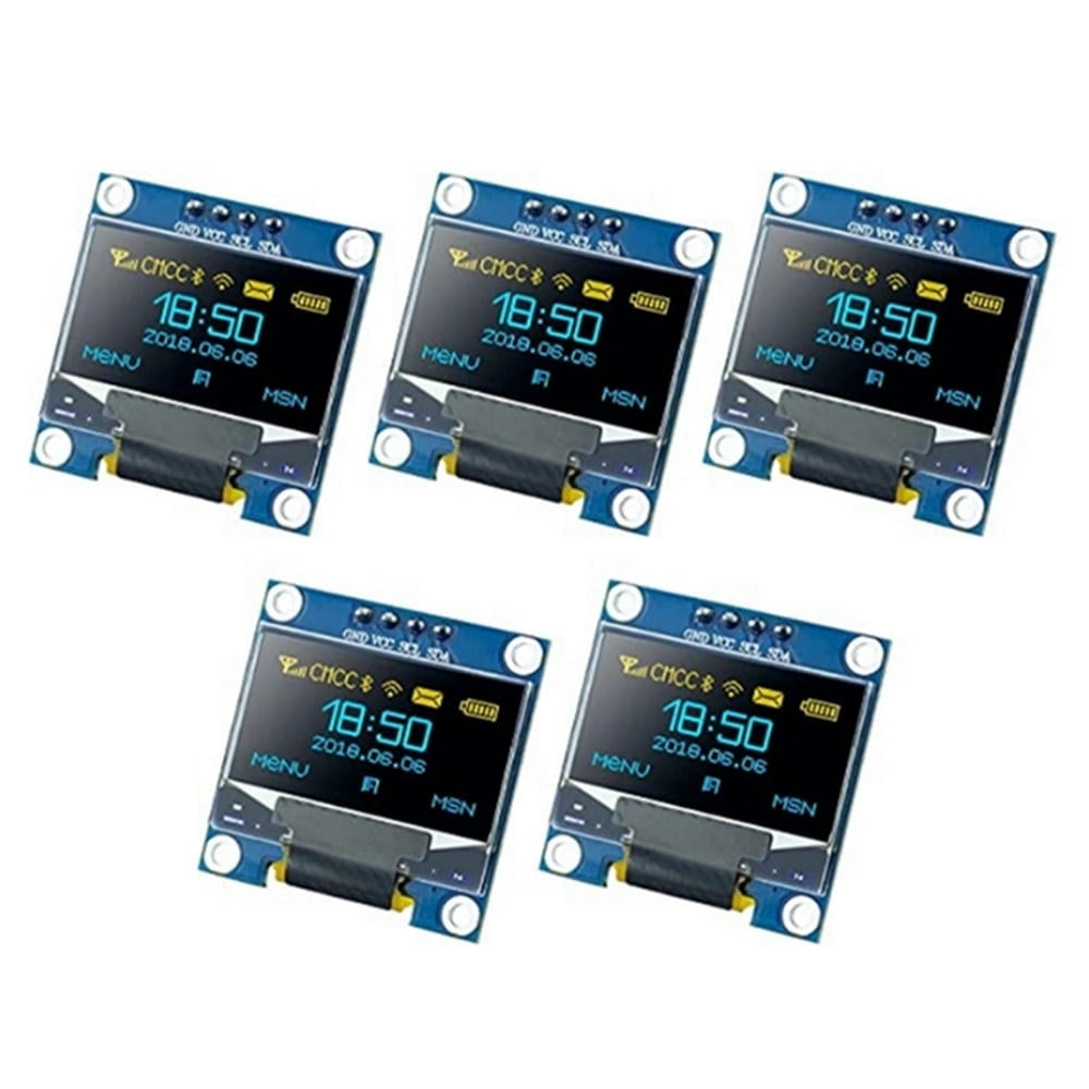 OLED Display Screen Board 0.96 Inch 12864 128X64 Pixel Driver IIC I2C ...