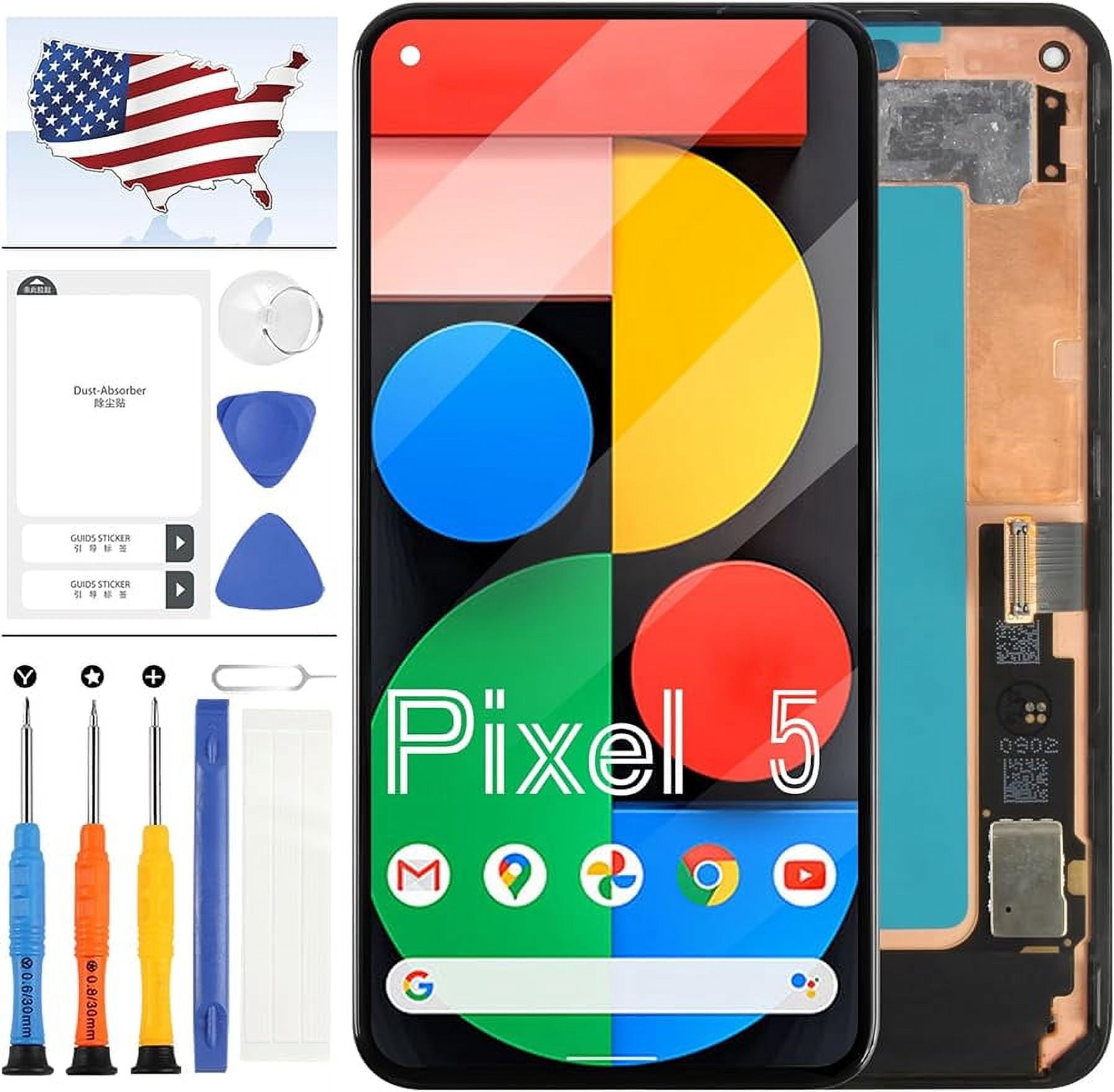 OLED for Google Pixel 5 Screen Replacement for Google Pixel 5 GD1YQ ...