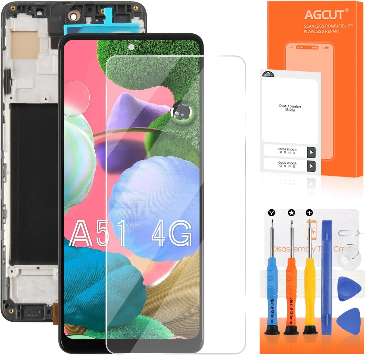 OLED for Samsung Galaxy A51 Screen Replacement for Samsung A51 4G Display SM-A515U LCD SM-A515F ...