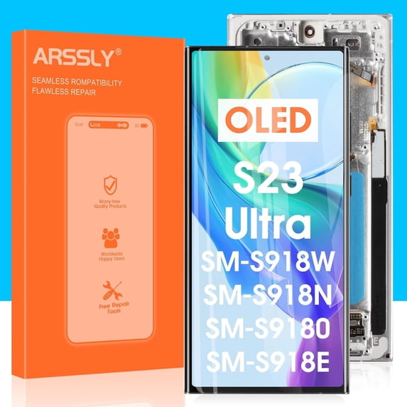 OLED for Samsung Galaxy S23 Ultra 5G Screen Replacement for Samsung S23 ...
