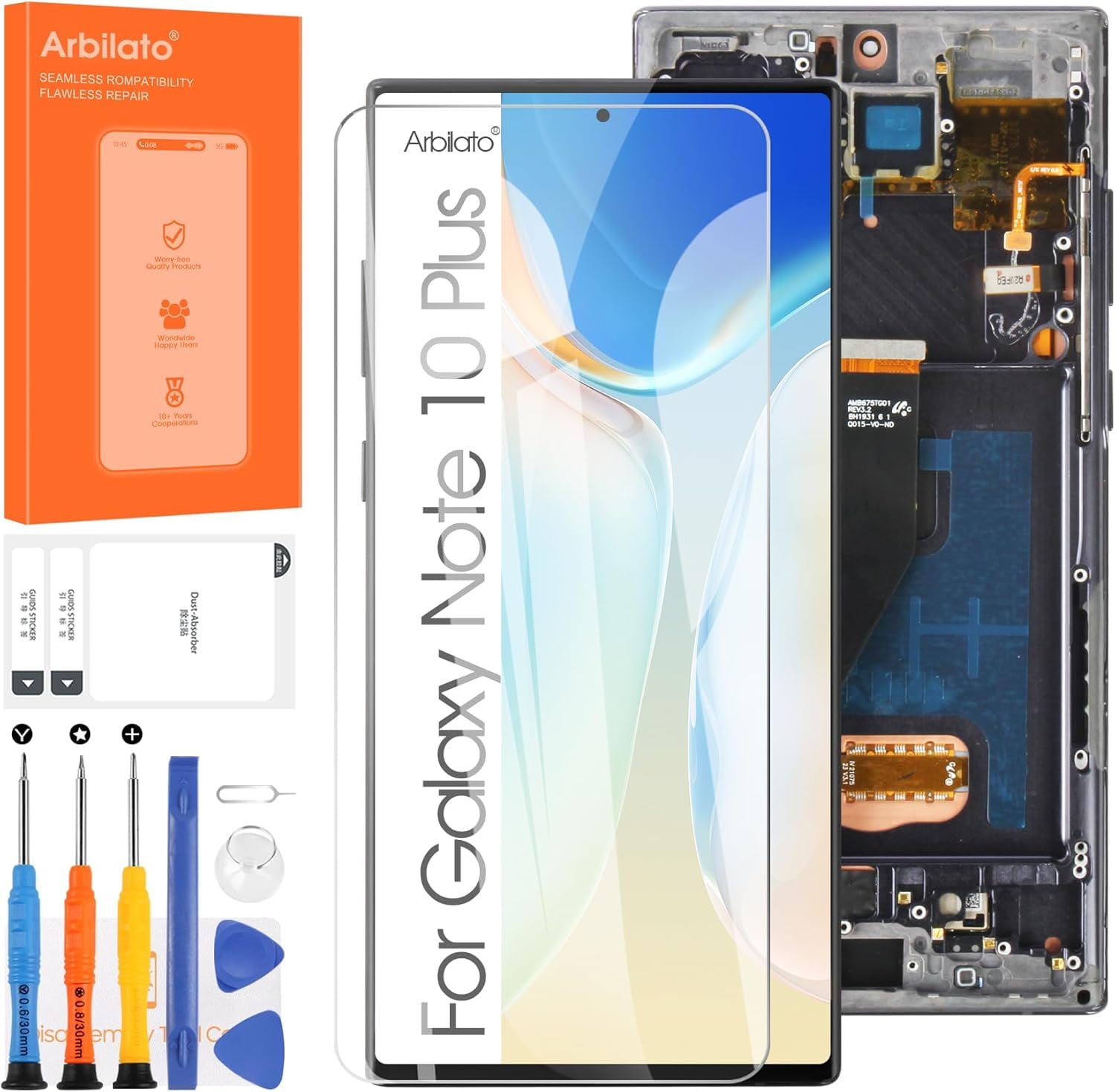 OLED Screen for Samsung Galaxy Note 10 Plus Screen Replacement for Samsung Note 10+ LCD Screen ...