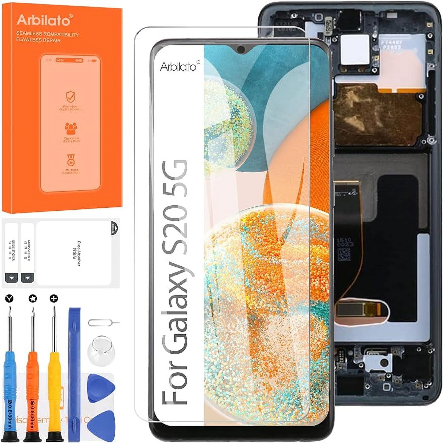 OLED Screen for Samsung Galaxy S20 Screen Replacement for Samsung S20 5G LCD Screen SM-G980,SM ...