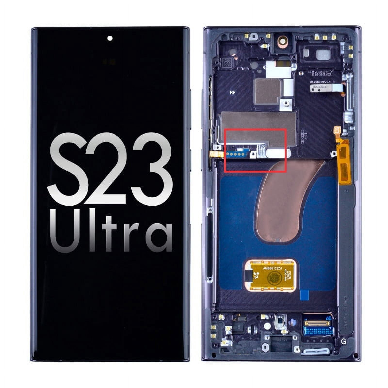 OLED Touch Screen Frame for Samsung Galaxy S23 Ultra 5G S918 Premium ...