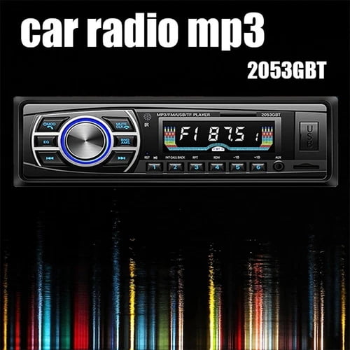 OLED color Screen 1 Din Bluetooth Aux-in Car Radio Support USB/SD/MMC ...