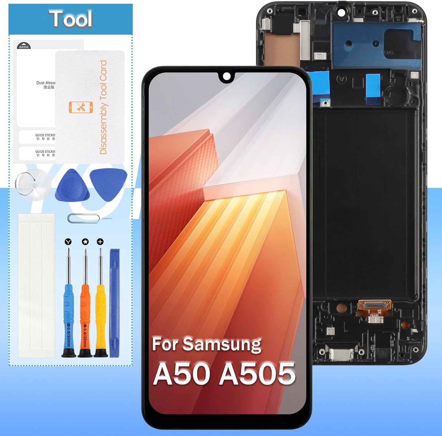 OLED for Samsung Galaxy A50 LCD Display SM-A505u, SM-A505a Screen ...
