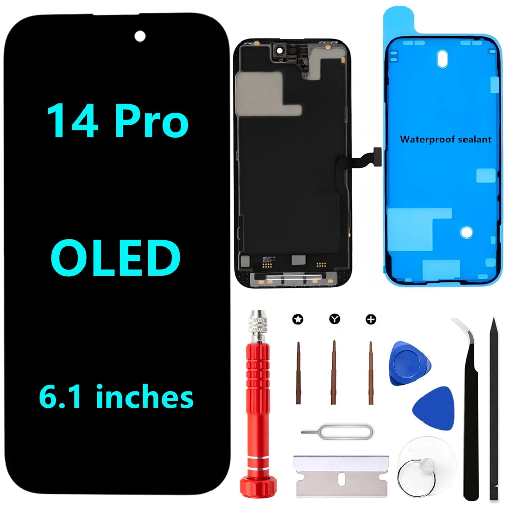 OLED for iPhone 14 Pro Screen Replacement Kit [Soft OLED,NOT LCD] 6.1 ...