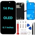 OLED for iPhone 14 Pro Screen Replacement Kit [Soft OLED,NOT LCD] 6.1 ...