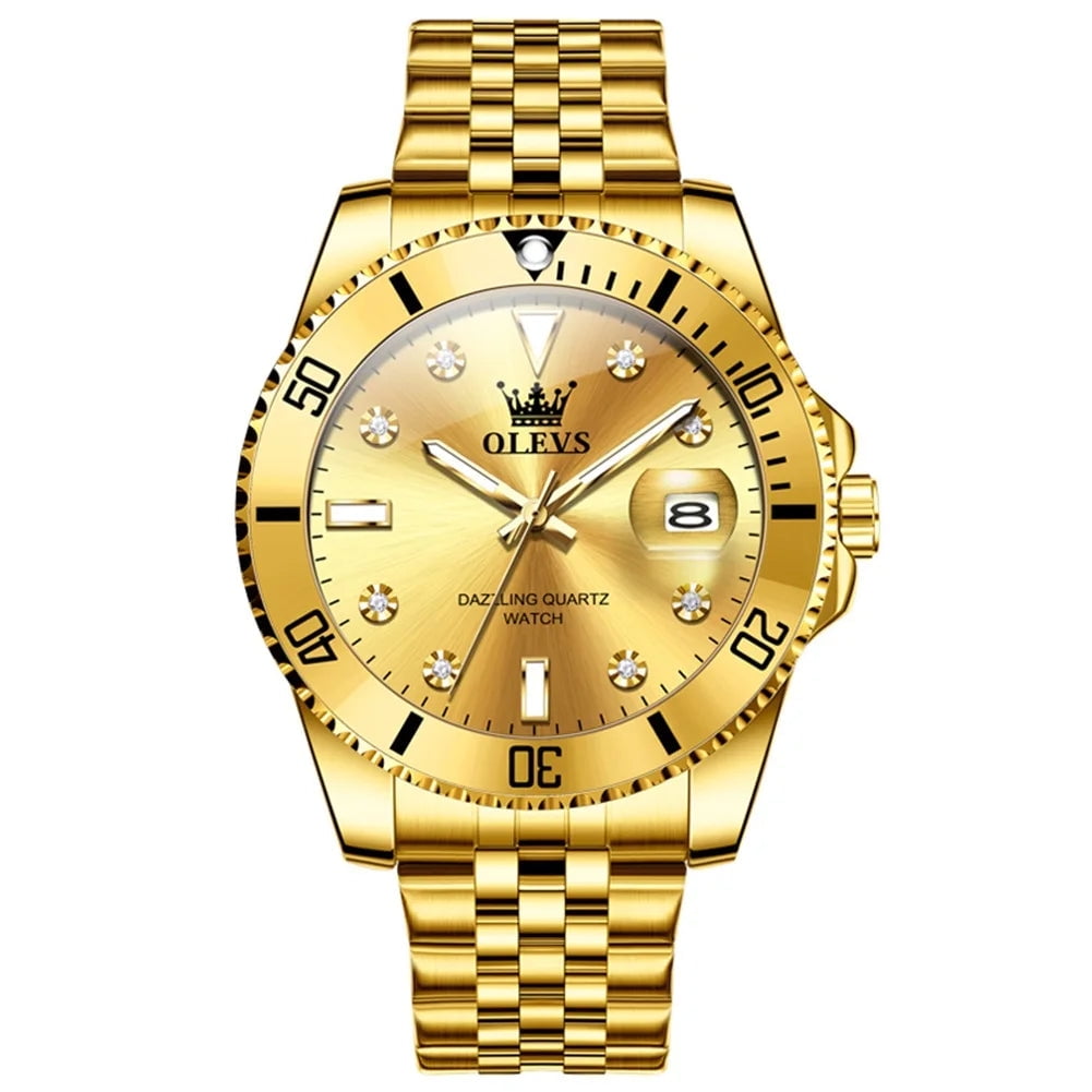 OLEVS 9809 Watches for Men Luxury Classic Style Business Men's Wrist ...