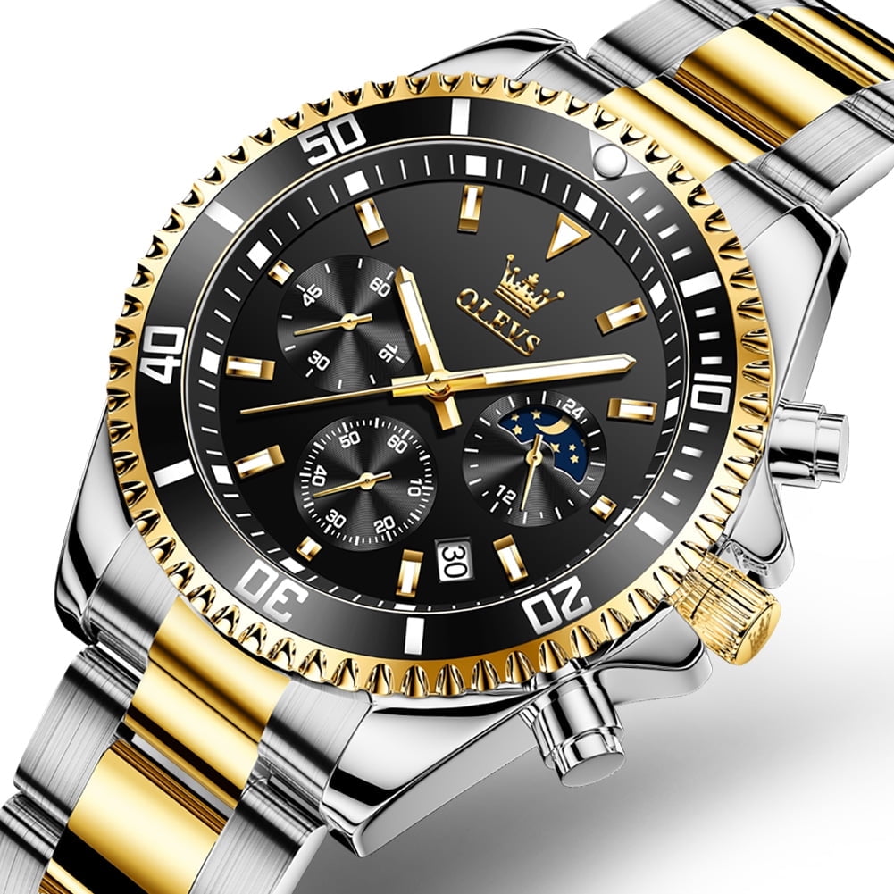 Free Shipping! OLEVS Chronograph Watches for Mens 42.5mm Outdoor Watch ...