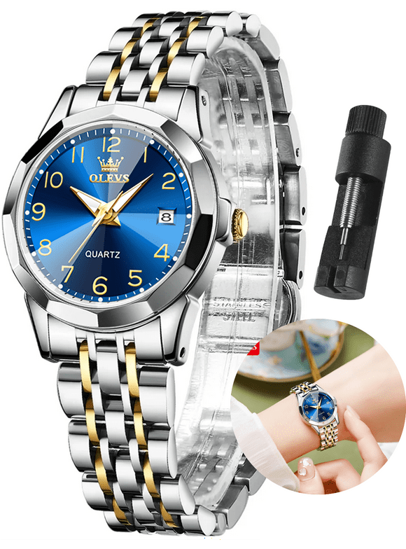 Blue Gold Watch