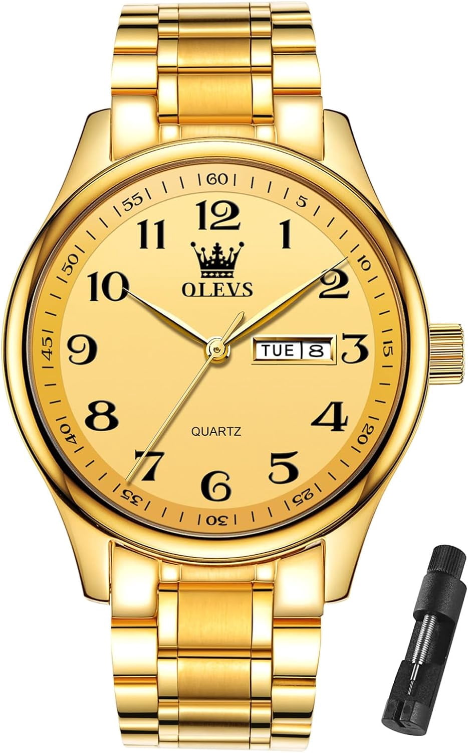 OLEVS Men's Watch Ultra Thin Analog Watch Men Minimalist Wrist Watch ...