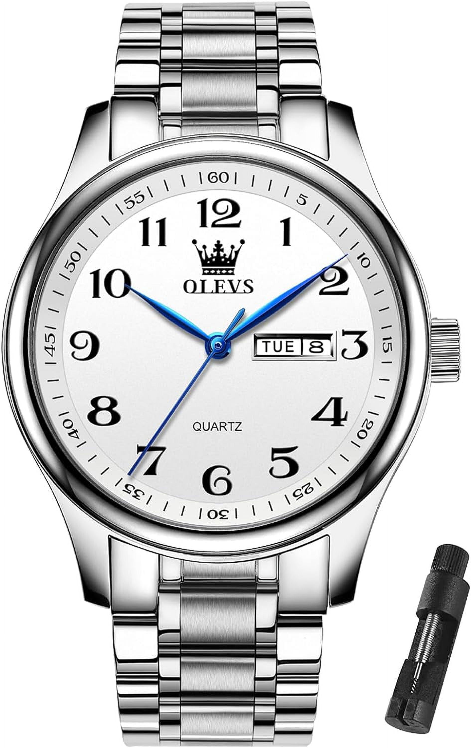 OLEVS Men's Watch Ultra Thin Analog Watch Men Minimalist Wrist Watch ...