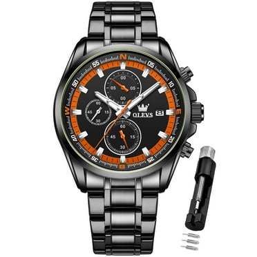 MEGIR Original Luxury Men Chronograph Stainless Steel Wristwatch ...