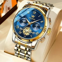 Men's Watch Vintage Mens Waterproof Date Leather Strap Sport Quartz ...