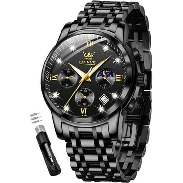 OLEVS Watches for Men, Mens Watches Gifts for Men Chronograph Analog ...