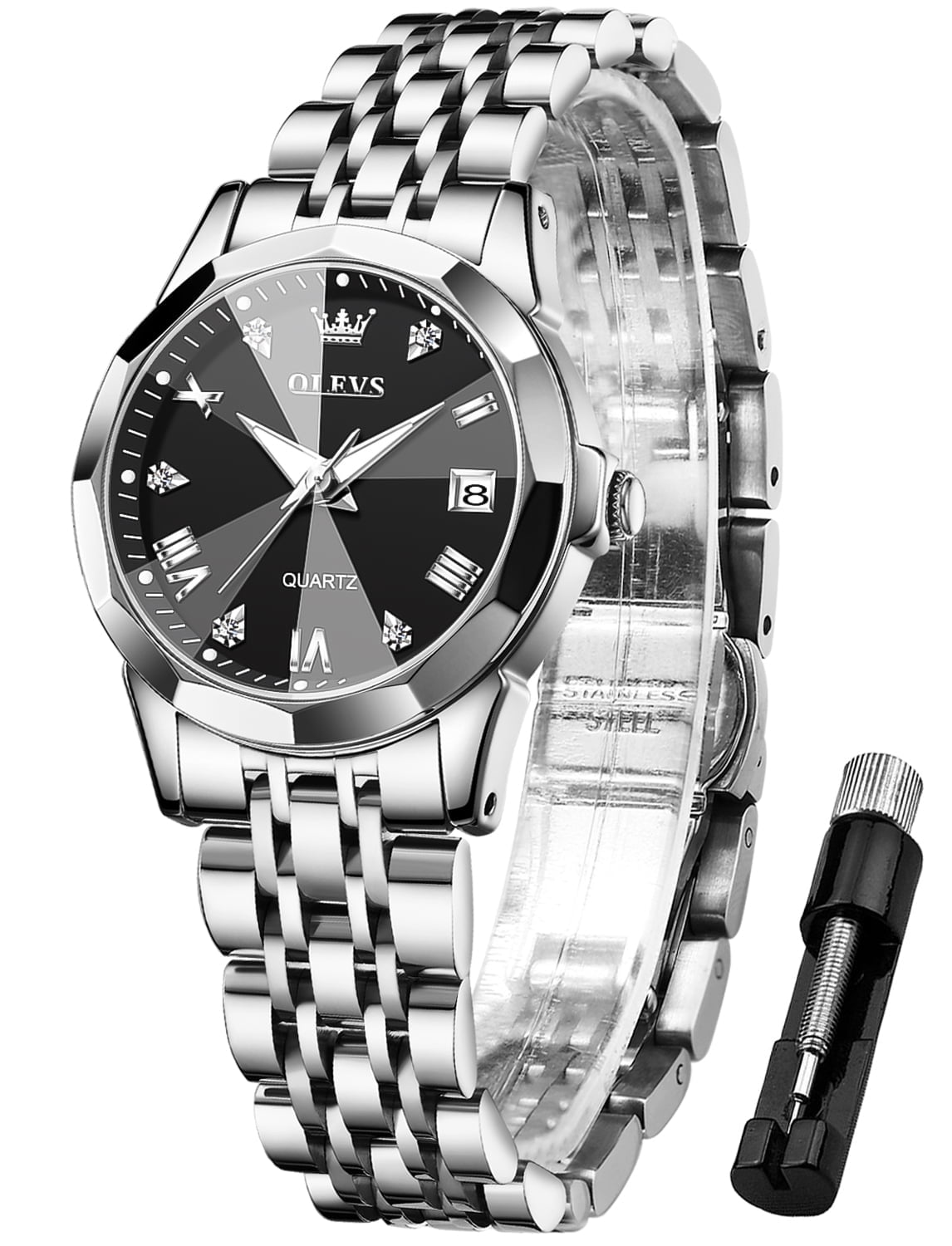 OLEVS Womens Watch Fashion Dress Female Watches for Ladies Analog ...