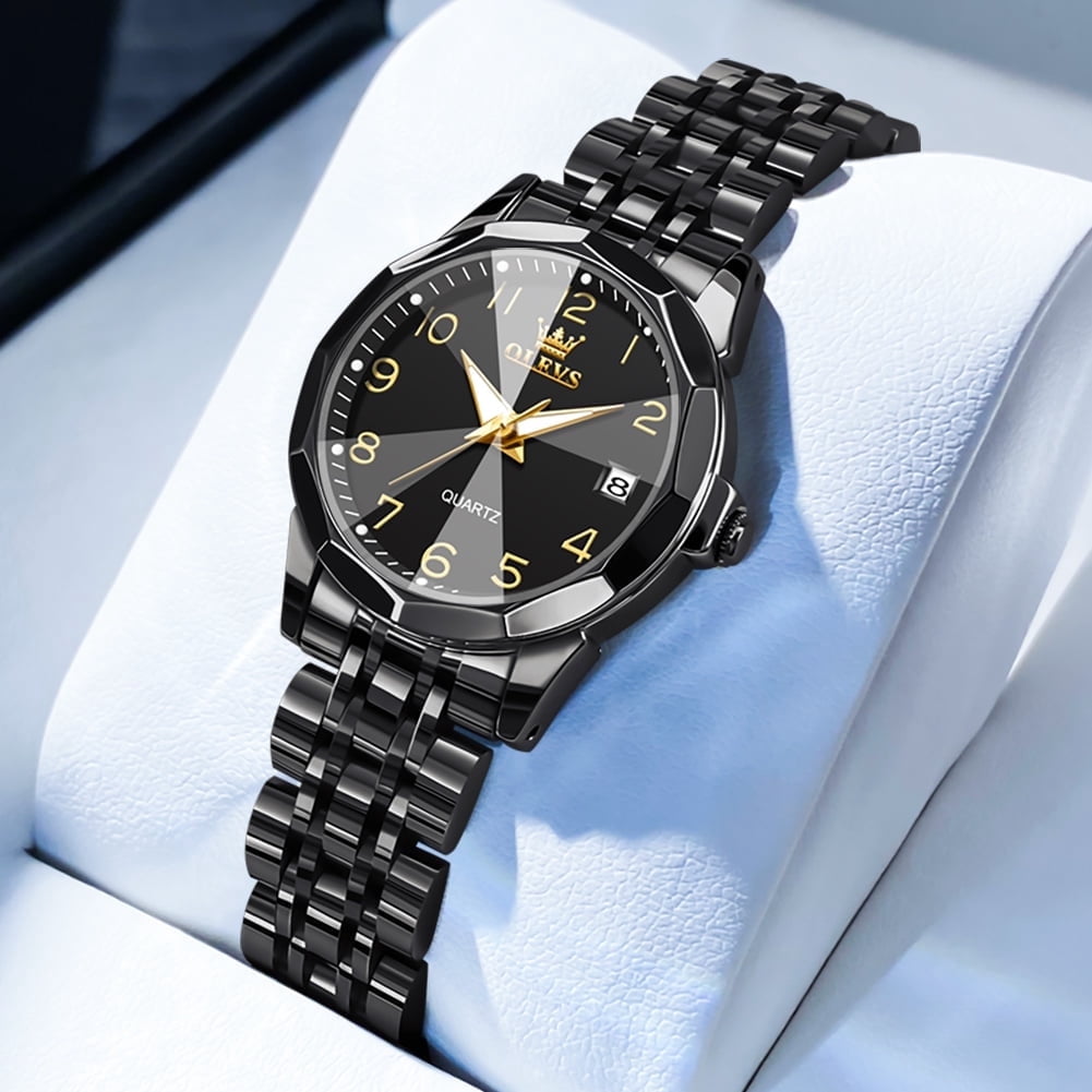 OLEVS Watches for Women with Date Luxury Female Waterproof Women Wrist ...
