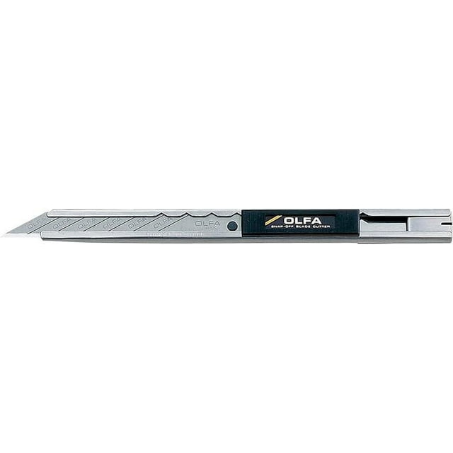 OLFA 9mm Stainless Steel Graphics Knife (SAC-1) - Multi-Purpose Retractable Art Utility ...