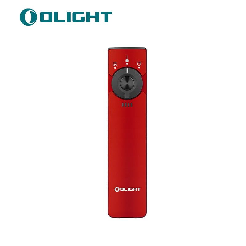 OLIGHT Arkfeld Pro Rechargeable EDC Flashlight with UV Light and White ...