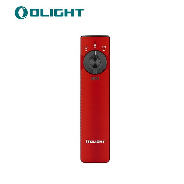 OLIGHT Arkfeld Pro Rechargeable EDC Flashlight with UV Light and White ...