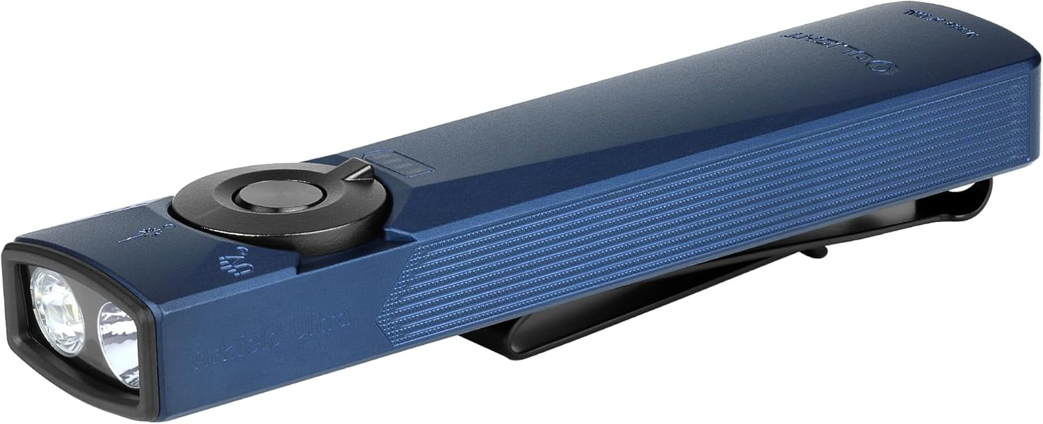 OLIGHT Arkfeld Ultra 1400 Lumens EDC Flat Flashlight, Rechargeable ...