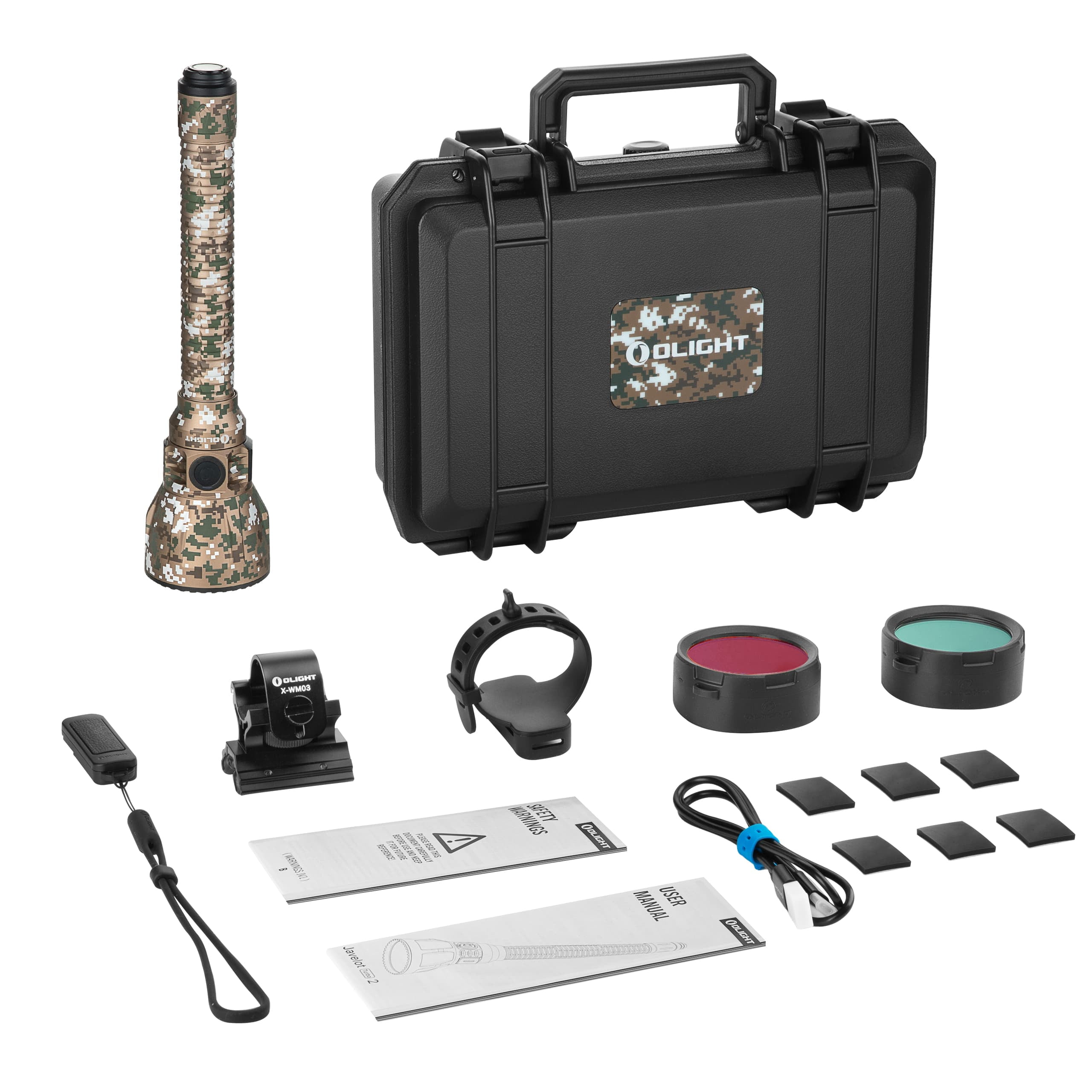 OLIGHT Javelot Turbo 2 1800 Lumen Rechargeable Tactical Flashlight with ...