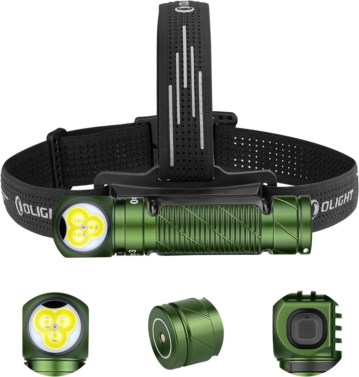 OLIGHT Perun 3 Rechargeable Headlamp Flashlight, 3000 Lumens LED ...