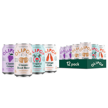 OLIPOP Prebiotic Soda, Ginger Ale, 12 fl oz, Pantry Packs - Walmart.com