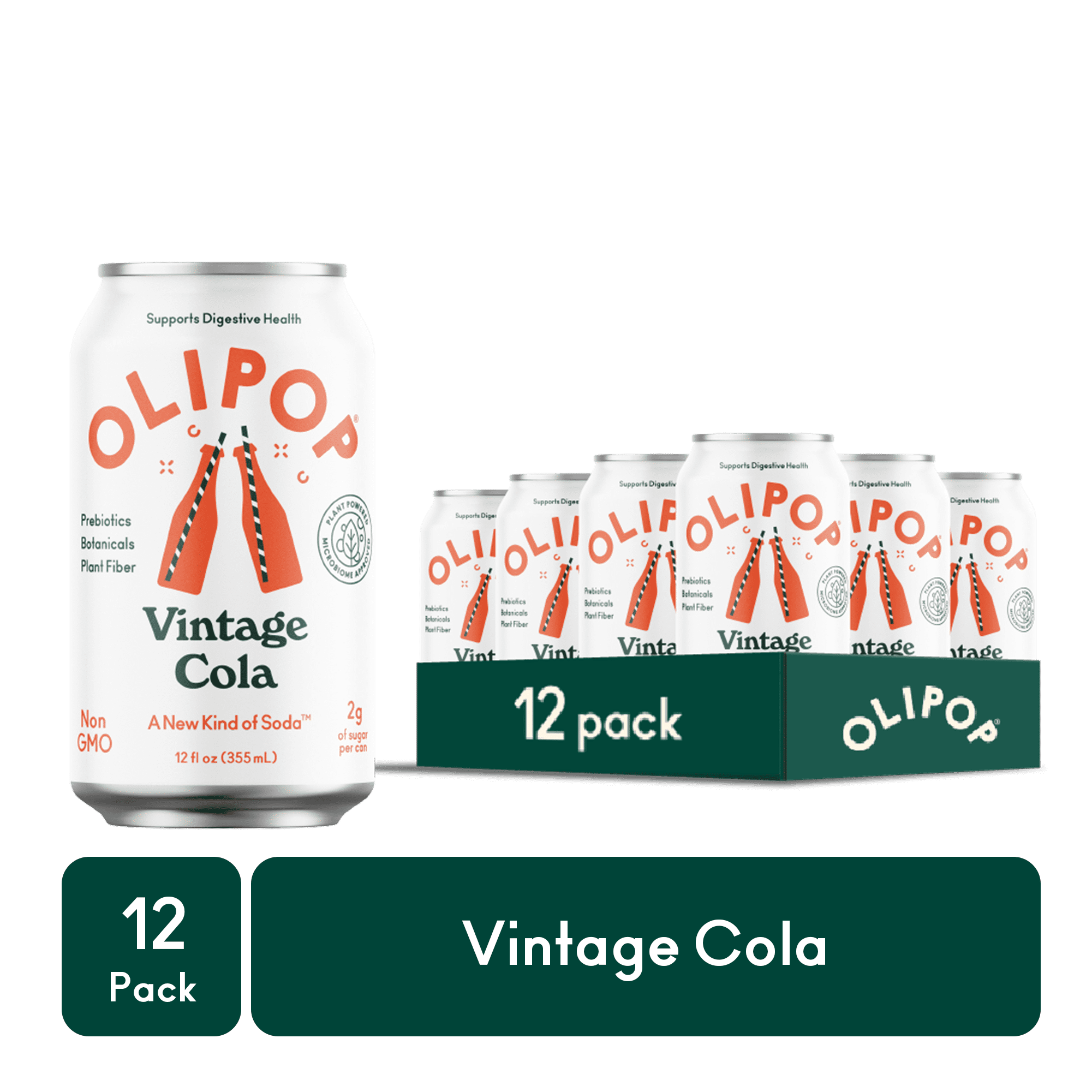OLIPOP Vintage Cola - Unique Soda Experience, 12 fl Chile | Ubuy