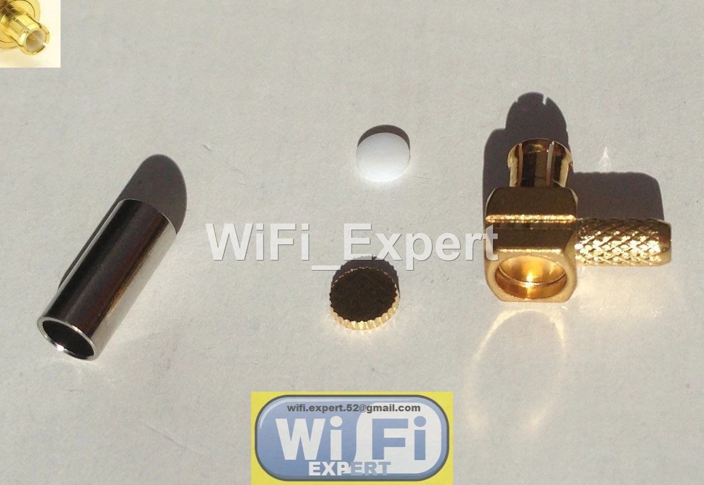 OLIVE- 10 X Mcx Angle Male Plug L Type Connector Rg316 Rg174 Rf Cable ...