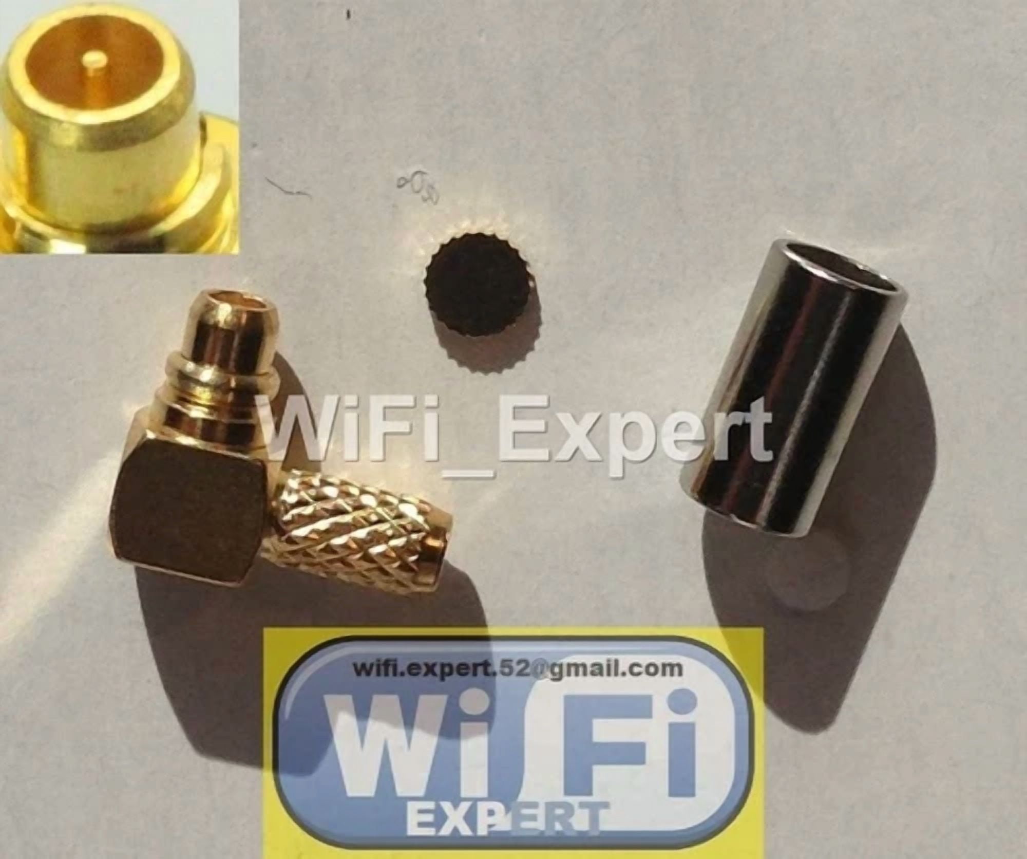 OLIVE- 10 X Mmcx Angle Male Plug L Type Connector Rg316 Rg174 Rf Cable ...