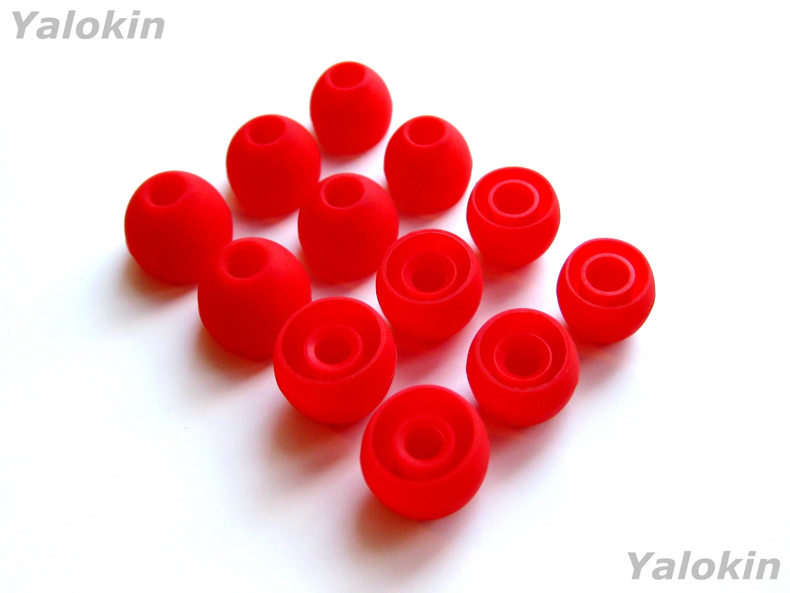 OLIVE- 12Pcs S/M/L Red Soft Replacement Eartips For Audio-Technica In ...