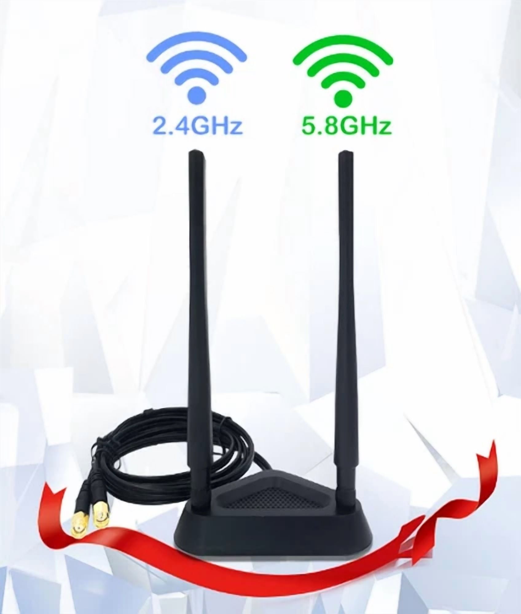 OLIVE- 2.4G 5G Dual Band Extender Wifi Router Wireless Network Card 8Db ...