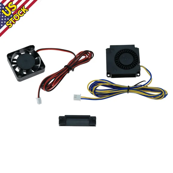 OLIVE- 2* Cooling Fans Set For Creality Ender 3/3X/3 Pro Ender-3 V2 3D ...