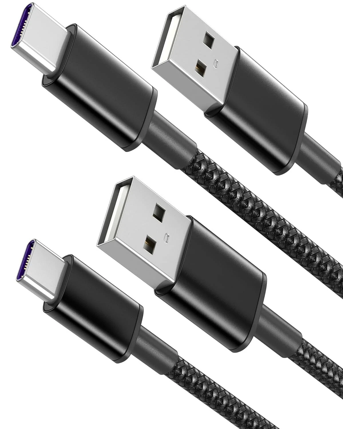 OLIVE- [2-Pack, 6 Ft]Usb Type C Cable, 3A Fast Charger Cord, Usb A To ...