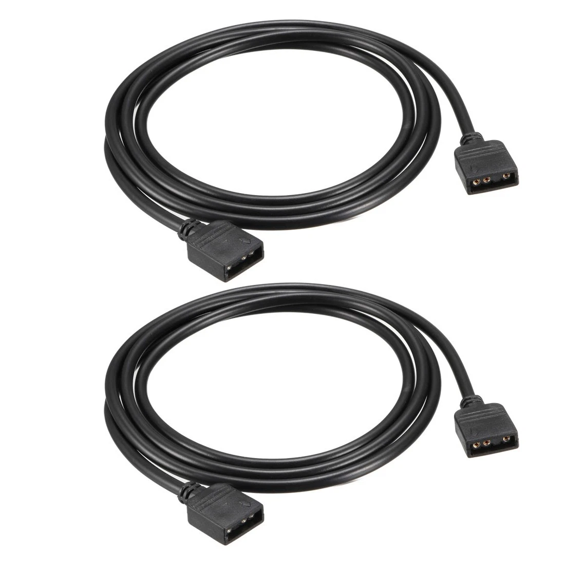 OLIVE- 2 X Argb Splitter Cable Female To Female 3 Pin Extension ...