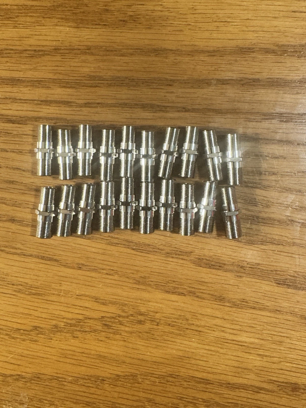 OLIVE- 20 Piece Coax Cable F81 Barrel Connector Splice Rg6 3Ghz Coupler ...